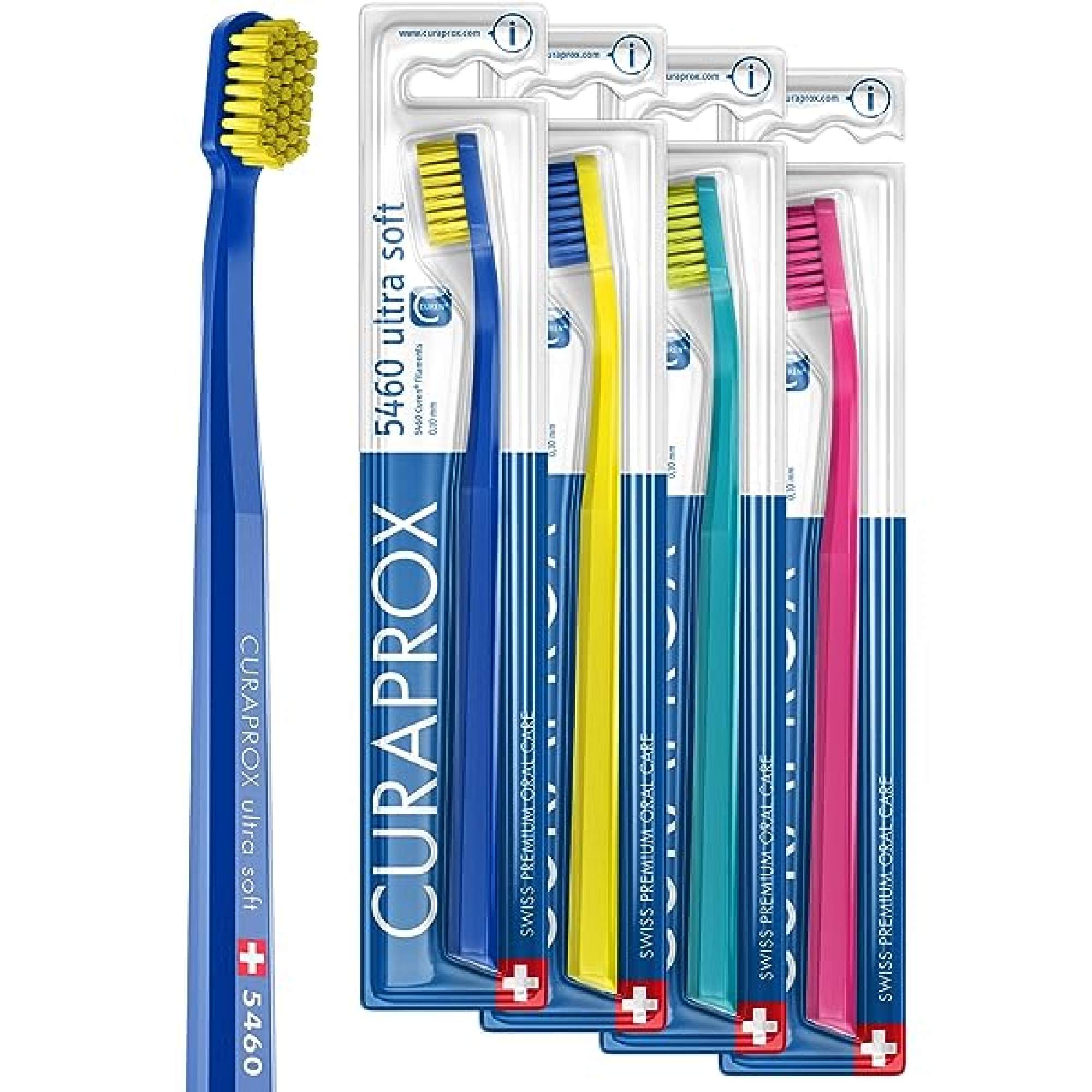 Pro Flex Ossur 3x Curaprox CS 5460 Ortho Ultra Soft Toothbrushes ...