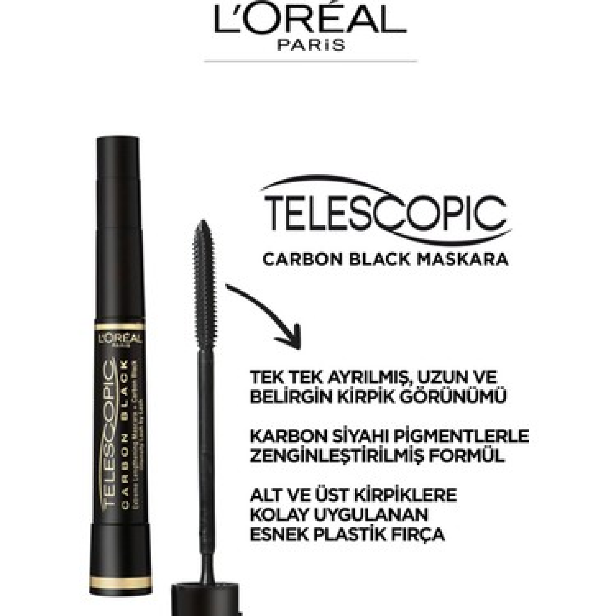 Loreal Paris Telescopic Extreme Lenghtening Mascara Extra ...